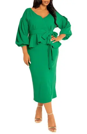 Buxom Couture Long Sleeve Cocktail Dresses