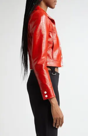 COURREGES Re-edition Vinyl Jacket - Heritage Red