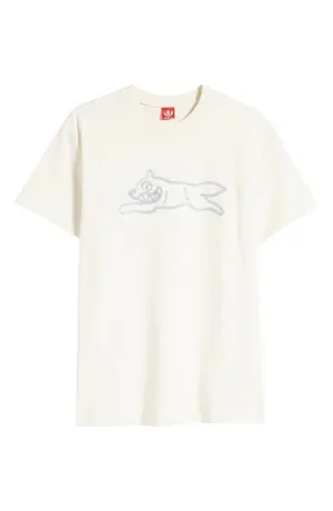 ICECREAM Burner Oversize Running Dog T-shirt