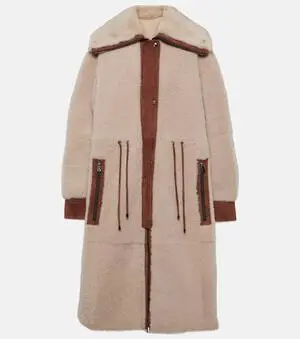 Bogner Gritt Shearling Coat - Beige