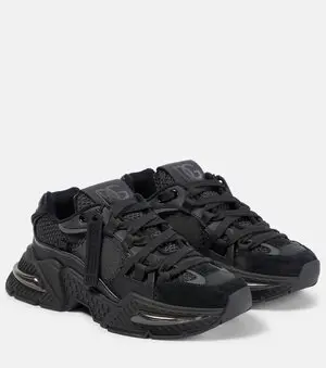 Dolce & Gabbana Airmaster Lace-up Sneakers - Black