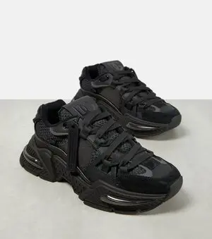 Dolce & Gabbana Airmaster Lace-up Sneakers - Black