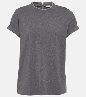 Brunello Cucinelli Drop Shoulder T-shirts For Women