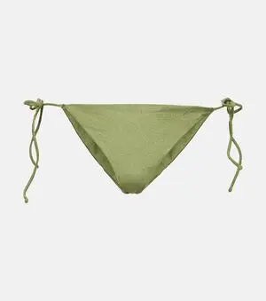 Jade Swim Ties Bikini Bottoms - Green