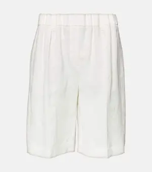 Brunello Cucinelli Twill Shorts - Beige
