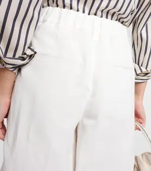 Brunello Cucinelli Twill Shorts - Beige