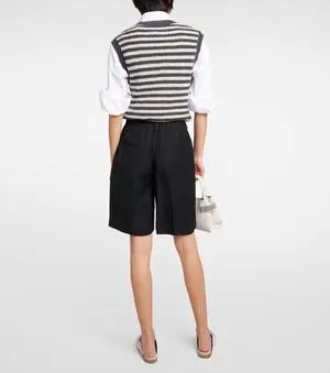 Brunello Cucinelli Twill Shorts - Black