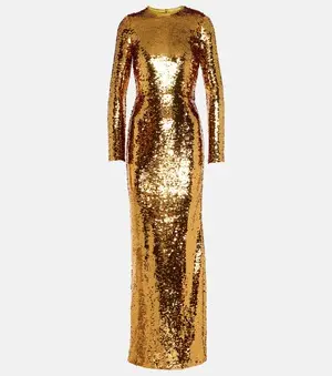 Metallic Gold Gowns