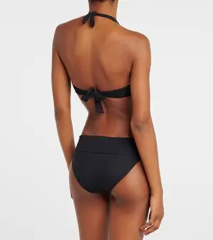 Melissa Odabash Brussels Low-rise Bikini Bottom - Black