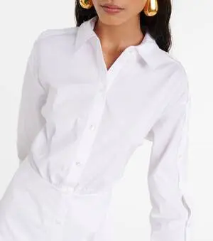 Veronica Beard Rae Cotton Poplin Shirt Dress