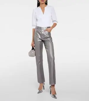 Veronica Beard Coralee Puff-sleeve Top - White