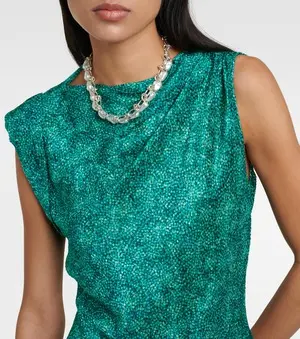 Isabel Marant Samia Silk-blend Top