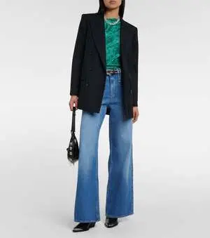 Isabel Marant Samia Silk-blend Top