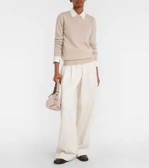 Brunello Cucinelli Cashmere Sweater - Beige