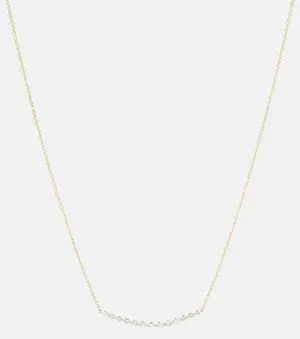 ANITA KO Crescent Diamond Necklace - Gold