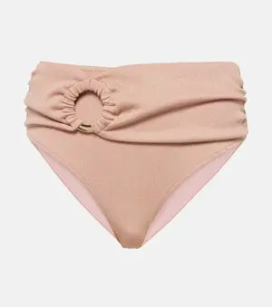 ALEXANDRA MIRO Dorit Ring-detail Bikini Bottom - Multicoloured