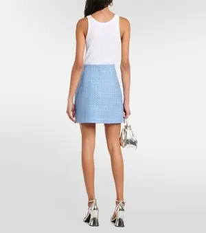 Veronica Beard Rubra Cotton-blend Tweed Skirt
