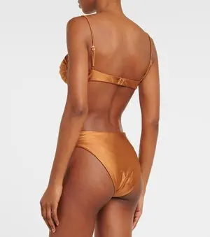 Jade Swim Incline Bikini Bottoms - Brown