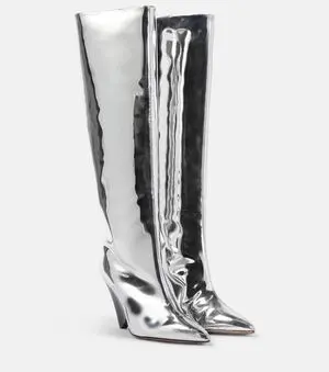 Isabel Marant Étoile Lakita Knee-high Boots - Silver
