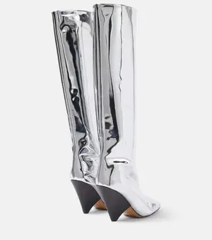 Isabel Marant Lakita Knee-high Boots - Silver