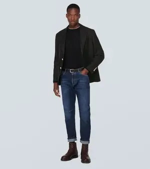 Brunello Cucinelli Linen, Wool, And Silk Blazer - Black