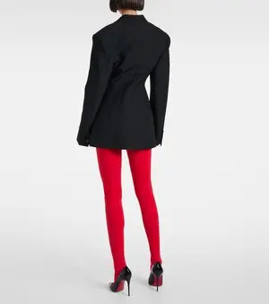 Wardrobe.NYC High-rise Tights - Red