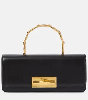 JIMMY CHOO Diamond Chain Small Leather Tote