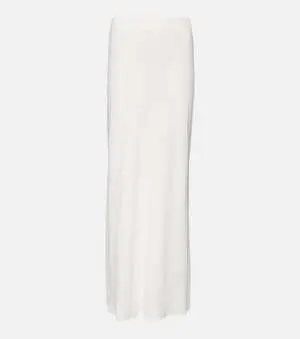 Brunello Cucinelli Brunello Cucinelli Maxi Skirt In Twill Neutrals