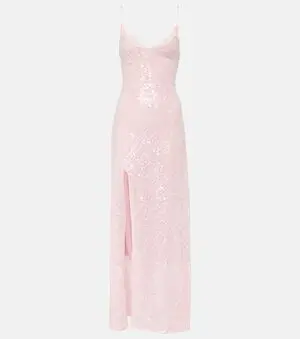 chinese dress ladies Stolen Stores Swan Maxi Slip Lace Dress in Dusty Green