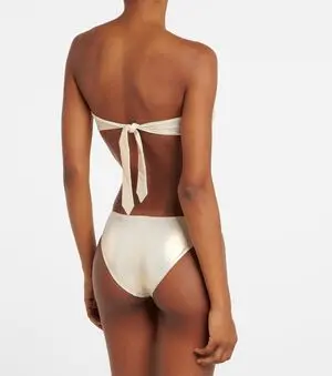 Melissa Odabash Stockholm Low-rise Bikini Bottom - Gold