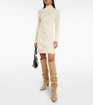Isabel Marant Étoile Atina Cable-knit Minidress