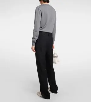 Brunello Cucinelli Twill Straight Pants