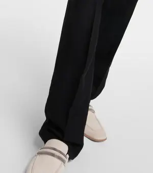 Brunello Cucinelli Twill Straight Pants