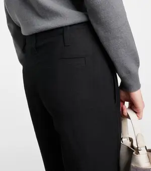 Brunello Cucinelli Twill Straight Pants
