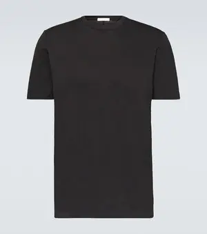THE ROW Luke Cotton Jersey T-shirt - Black