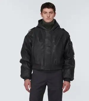 Entire Studios Moto Bomber Jacket - Black | Editorialist