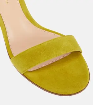 GIANVITO ROSSI Versilia 60 Suede Sandals - Green