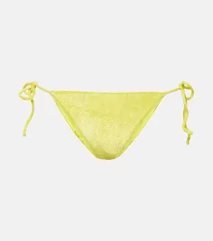 Jade Swim Ties Bikini Bottom - Yellow