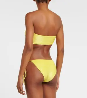 Jade Swim Ties Bikini Bottom - Yellow
