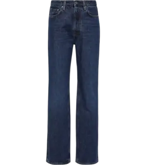 TOTEME High-rise Straight Leg Jeans - Blue