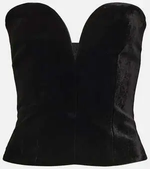 Roland Mouret Velvet Bustier