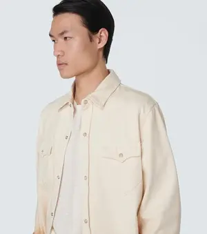 Alanui Bright Hues Printed Denim Shirt