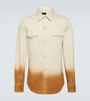 Alanui Bright Hues Printed Denim Shirt