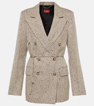 Altuzarra Hattson Sequined Tweed Blazer - Neutrals