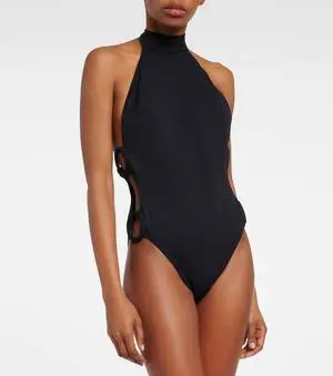 ALEXANDRA MIRO Carey Halterneck Swimsuit