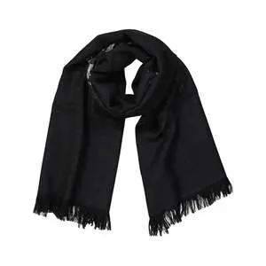 Givenchy Logo Wool Scarf - Black