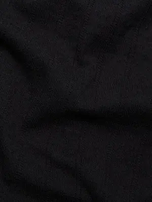 LESET Pointelle-knit Classic Tank - Black