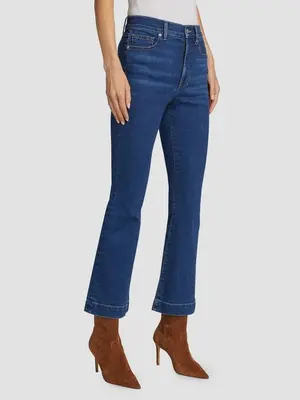 Veronica Beard Carson High-rise Crop Flare Jeans
