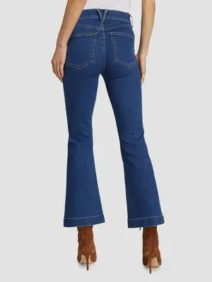 Veronica Beard Carson High-rise Crop Flare Jeans