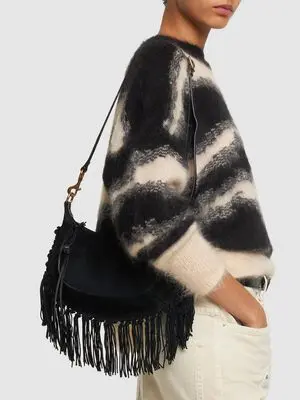 Isabel Marant Oskan Moon Suede Shoulder Bag